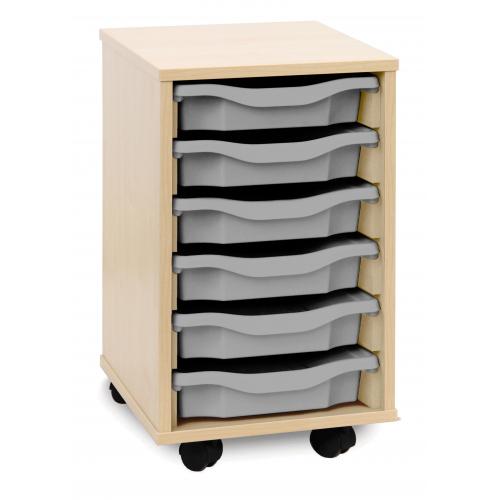 Single Column Classroom Tray Storage Unit - School Chair Shop